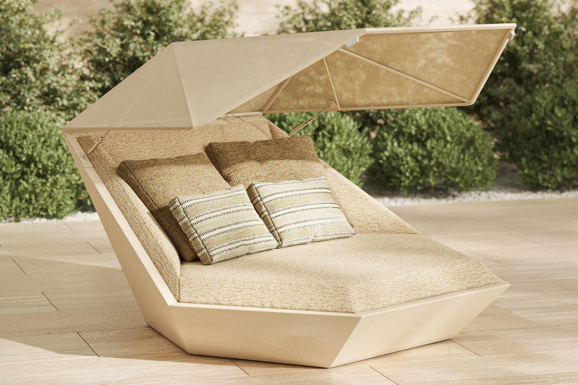 FAZ DAYBED WITH hinged canopy/360º swivels by Ramón Esteve | Vondom ...