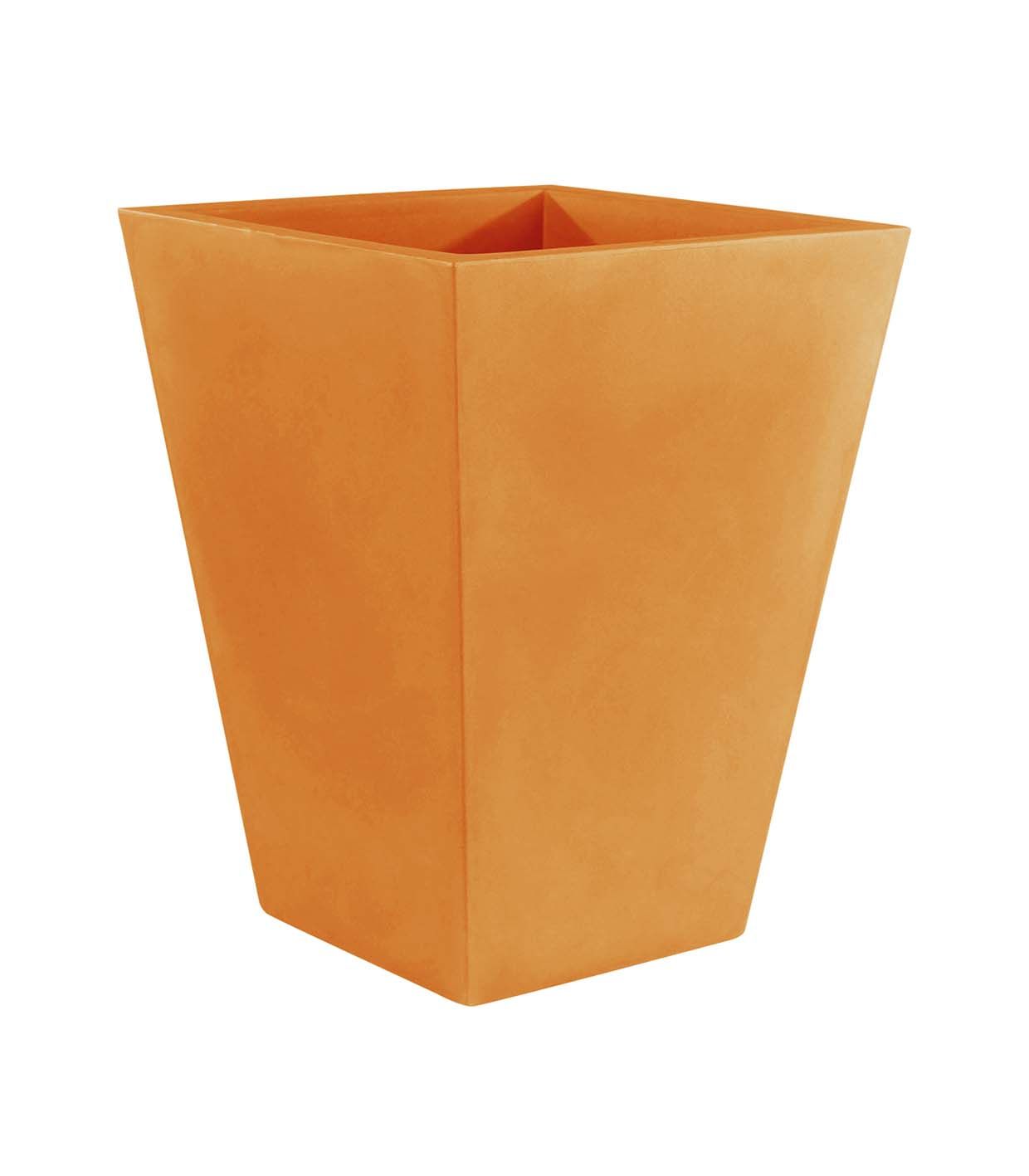 HIGH SQUARE CONE POT 55x55x100 by MACETEROS | Vondom Products