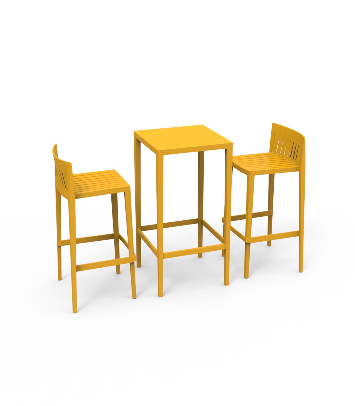 SPRITZ SET OF 1 BAR TABLE+2 BAR STOOL h:97cm by Archirivolto Design ...